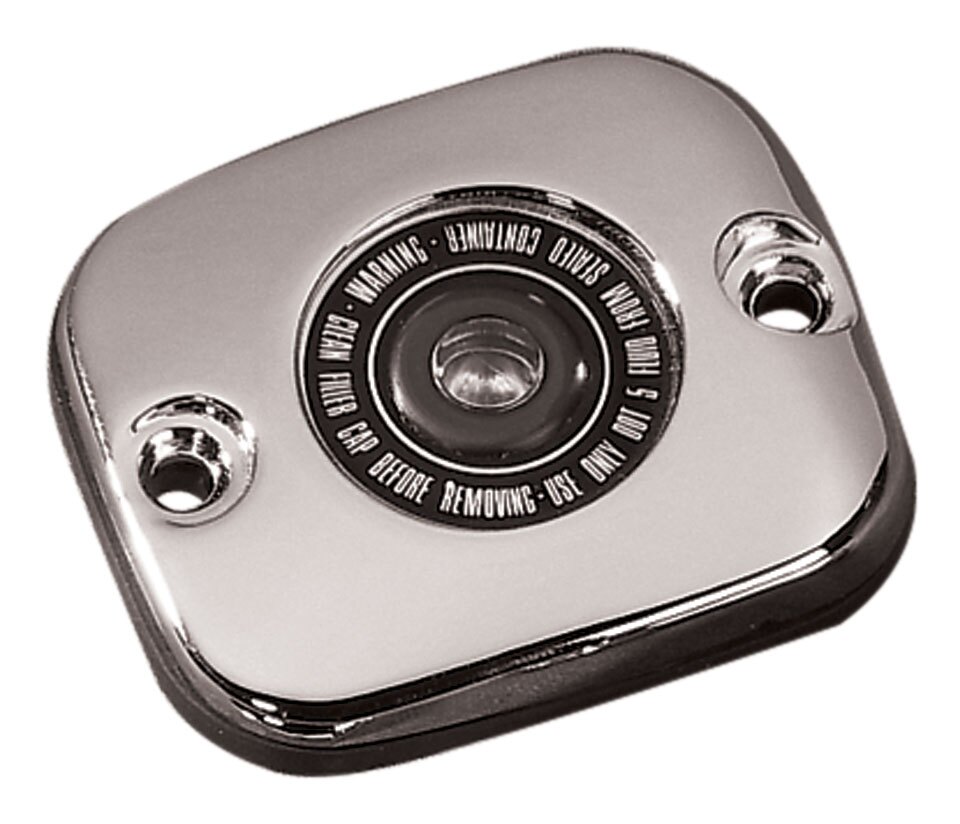 Milwaukee Twins Sight Glass Front Master Cylinder Cover For Harley 1996 ...