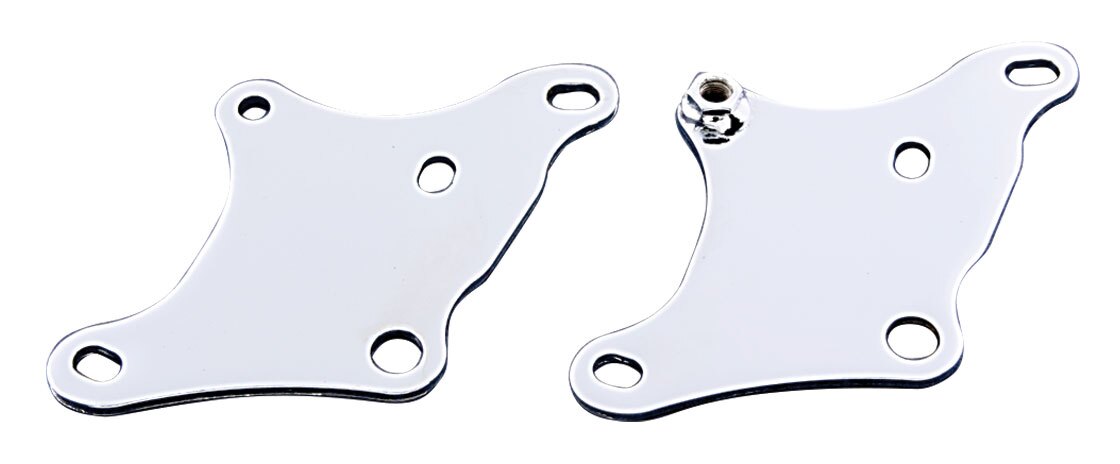 V-Twin Mfg. Chrome Front Lower Motor Mount Plate Set For Harley ...