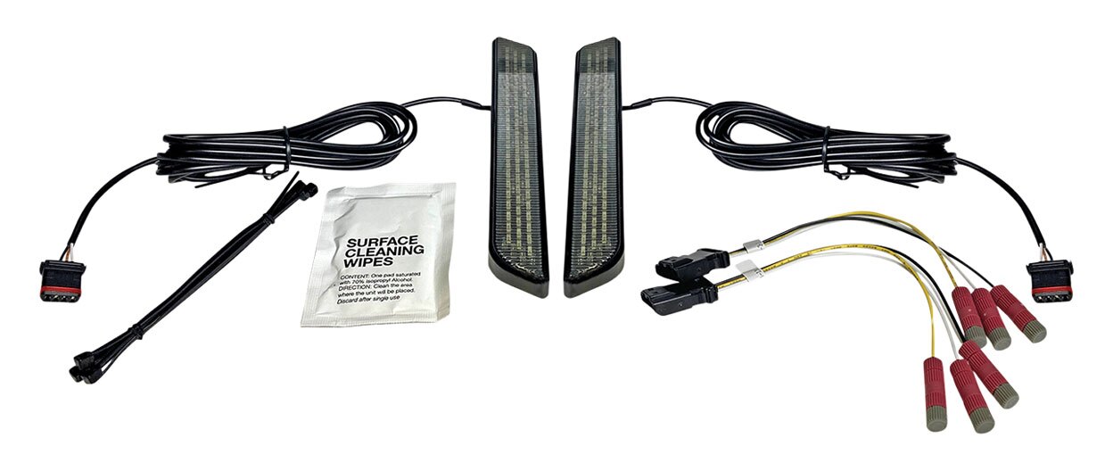 Custom Dynamics LED Front Fork Lightz For Harley - RevZilla