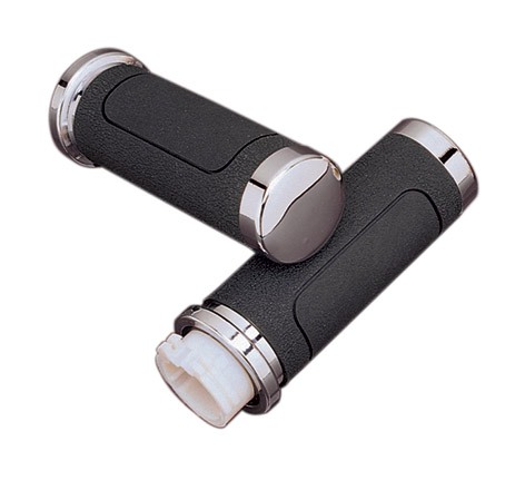 Milwaukee Twins Big V Cruiser Grip Set For Harley With Dual Cable ...