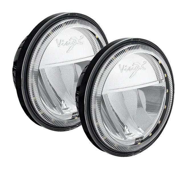Ciro Vision X XMC 4 1/2" LED Passing Lamps - RevZilla