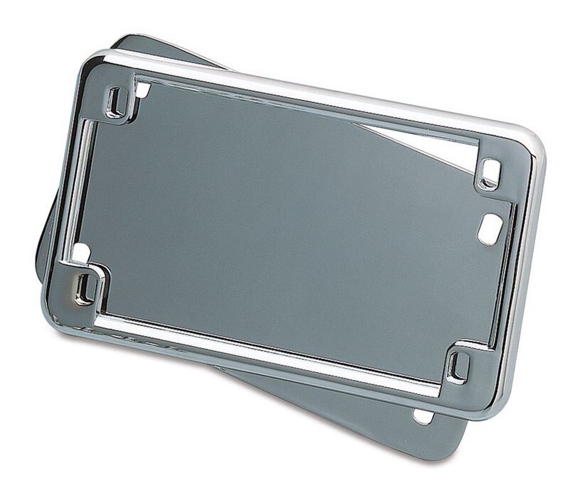 Kuryakyn License Frame & Back Plate Set - RevZilla
