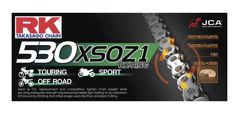 RK Chains 530 XSOZ1 - RevZilla