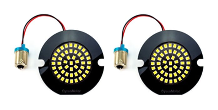 Cyron Rear Pancake LED Turn Signal Insert For Harley 1986-2022 - RevZilla
