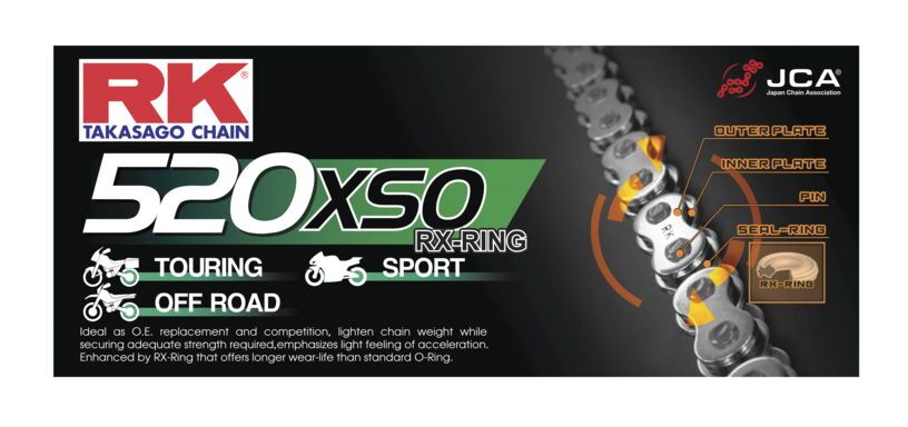 RK 520 XSO Chain - RevZilla