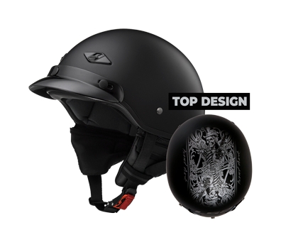 LS2 Bagger Hard Luck Helmet (XS) - RevZilla