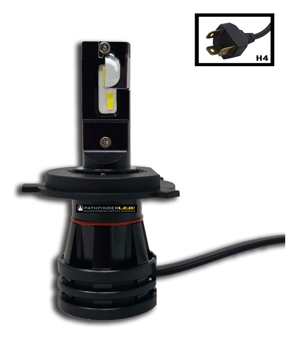 PathfinderLED H4 Tri-LED Bulb - RevZilla