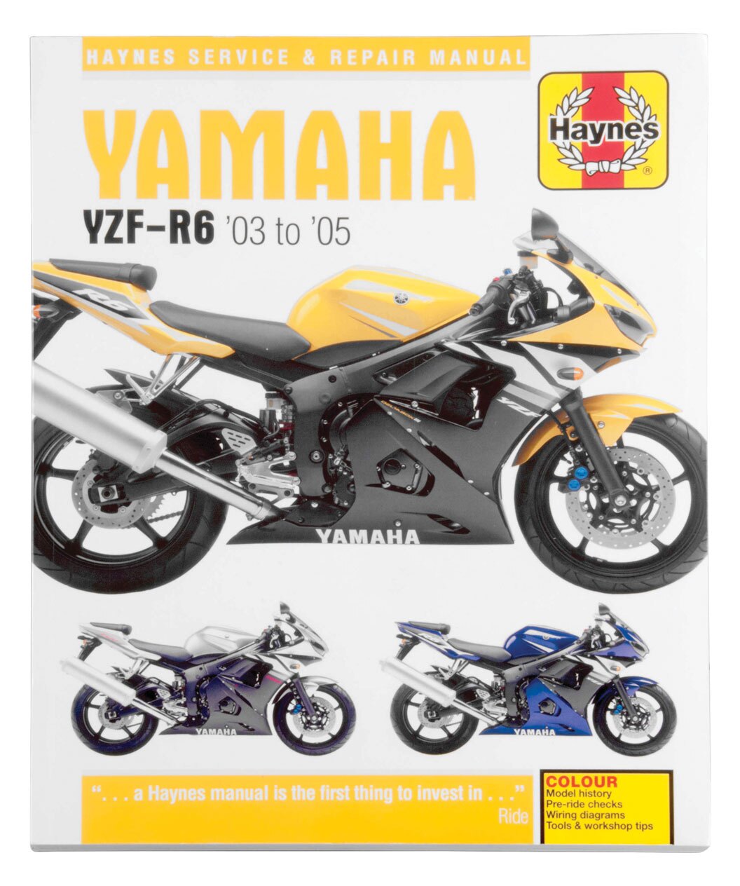 Haynes Repair Manual Yamaha R6 2003-2005 - RevZilla