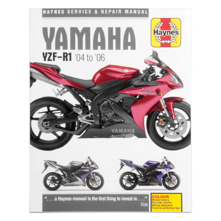 Haynes Repair Manual Yamaha R1 2004-2006 - RevZilla