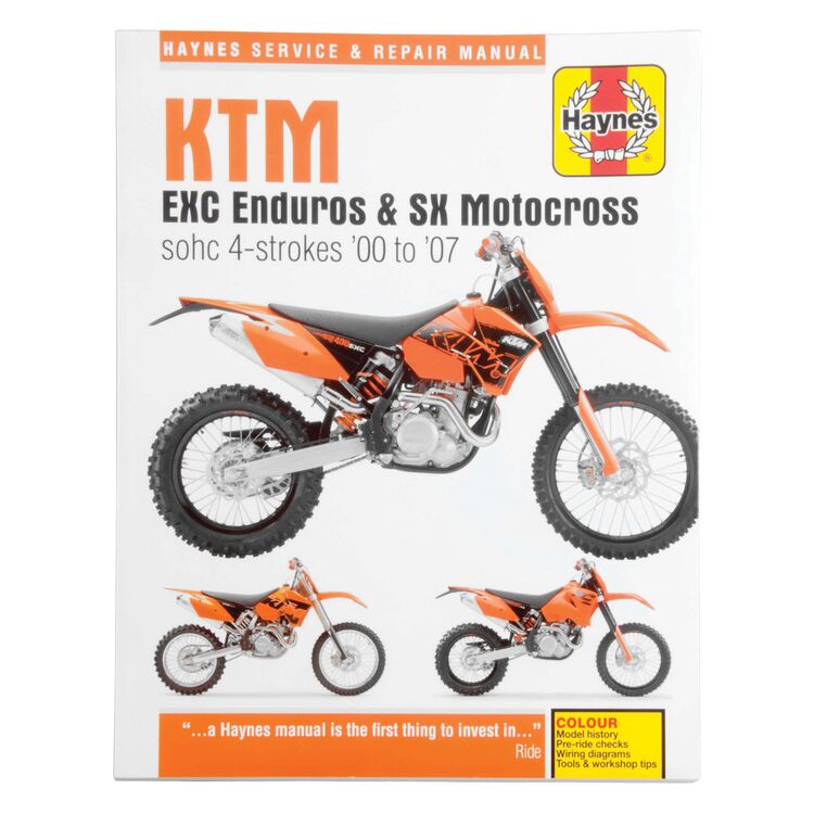 Haynes Repair Manual KTM EXC Enduros / SX Motocross 2000-2007 | 11% ($7 ...