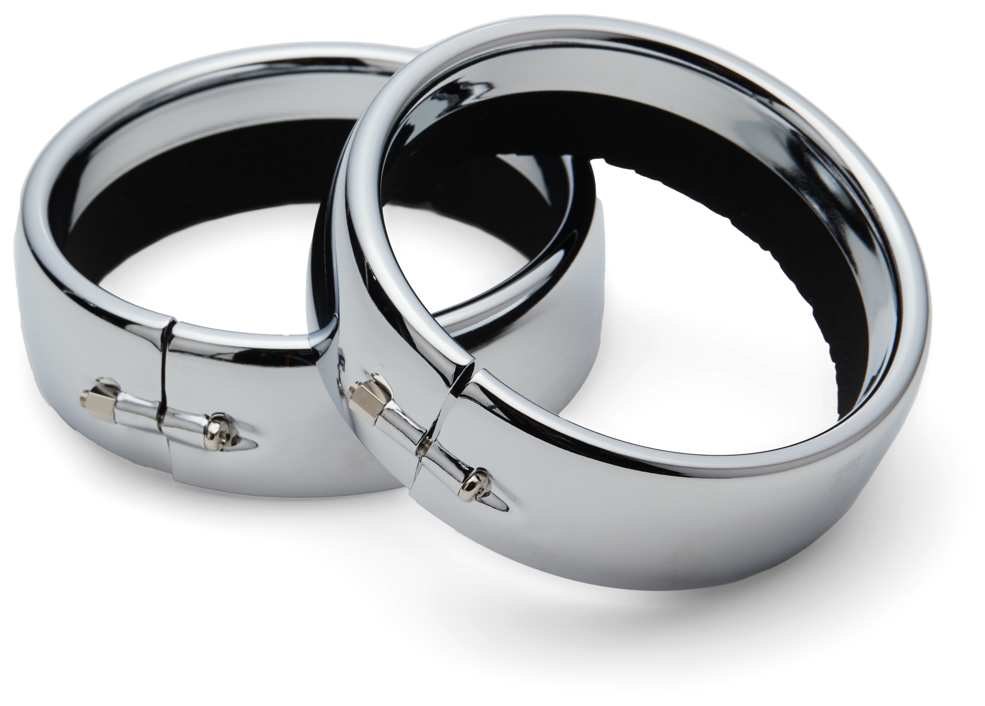 Milwaukee Twins Frenched Passing Lamp Trim Rings - RevZilla