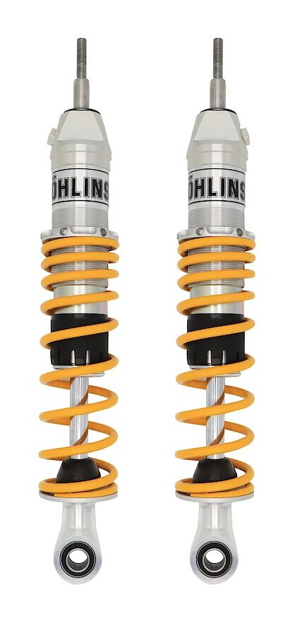 Ohlins STX36 Twin Rear Shocks Vespa GTS 300 2006-2025 - RevZilla