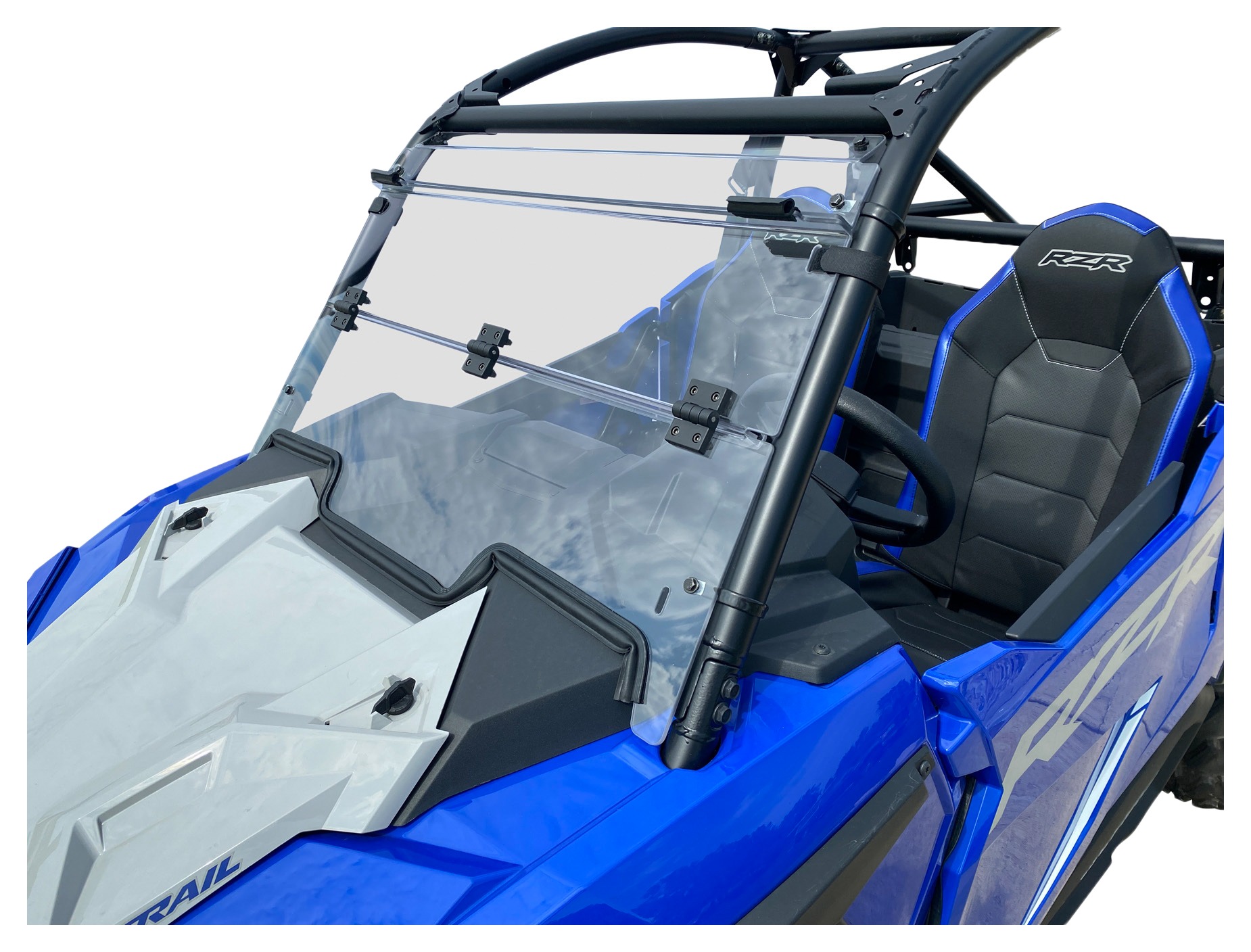Open Trail Gen 2 Folding Windshield Polaris RZR Trail / Trail S 2021 ...