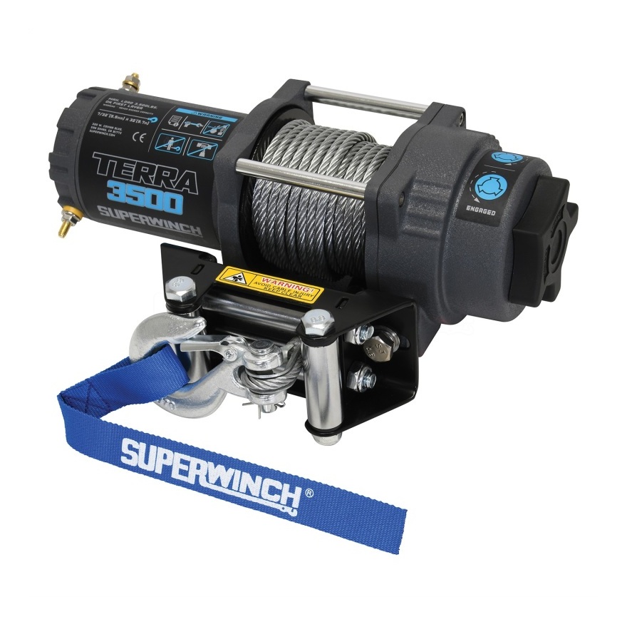 Superwinch Terra 3500lbs Winch - RevZilla