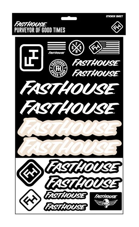 Fasthouse Sticker Sheet - RevZilla