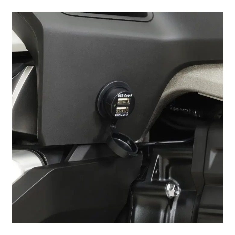Show Chrome 2-Port USB Auxiliary Socket Honda Gold Wing GL1800 2018 ...