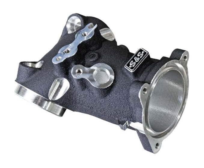 S&S Cycle Premium 55mm CNC Ported Manifold For Harley Milwaukee-Eight ...