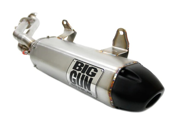 Big Gun EXO Stainless Slip-On Exhaust Kawasaki Brute Force 750 IRS 2015 ...