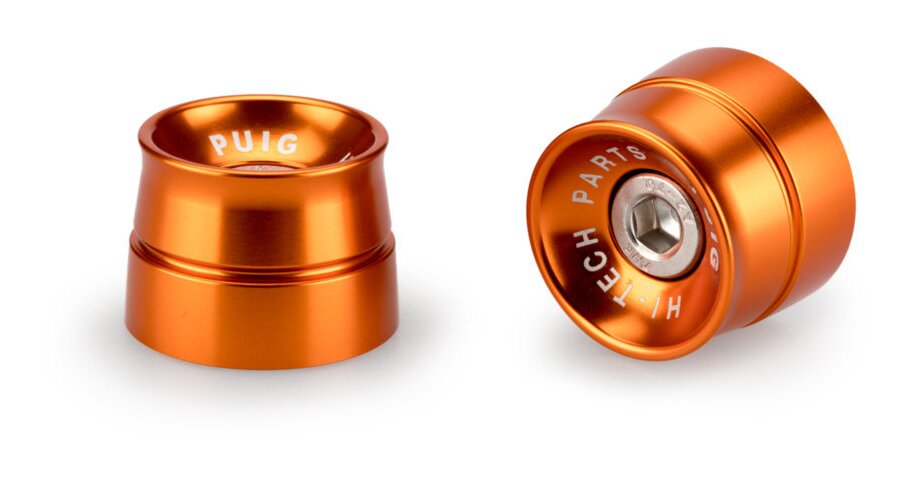 Puig Speed Bar Ends Kawasaki - RevZilla