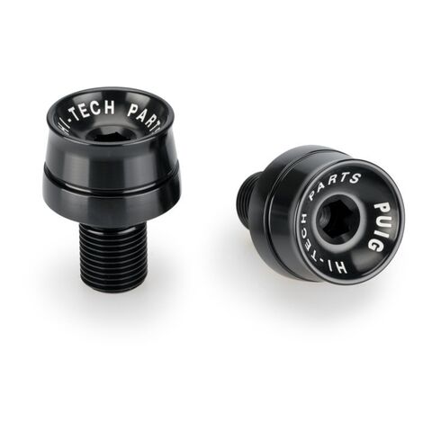 Cnc Machined Sliders Vortex BE410K Black Bar End Sliders - Motorcycle ...