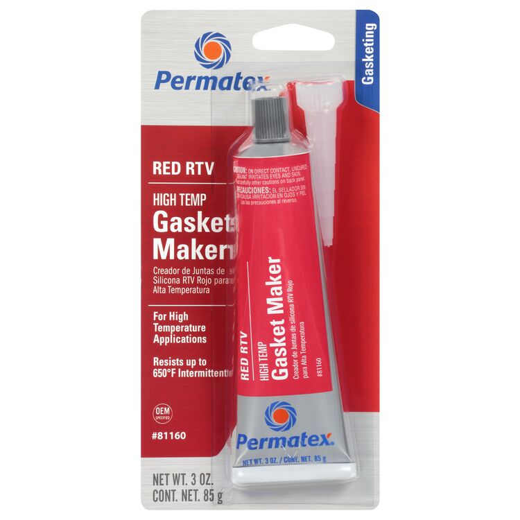 Permatex Red Ultra High Temp RTV Silicone Gasket Maker - RevZilla