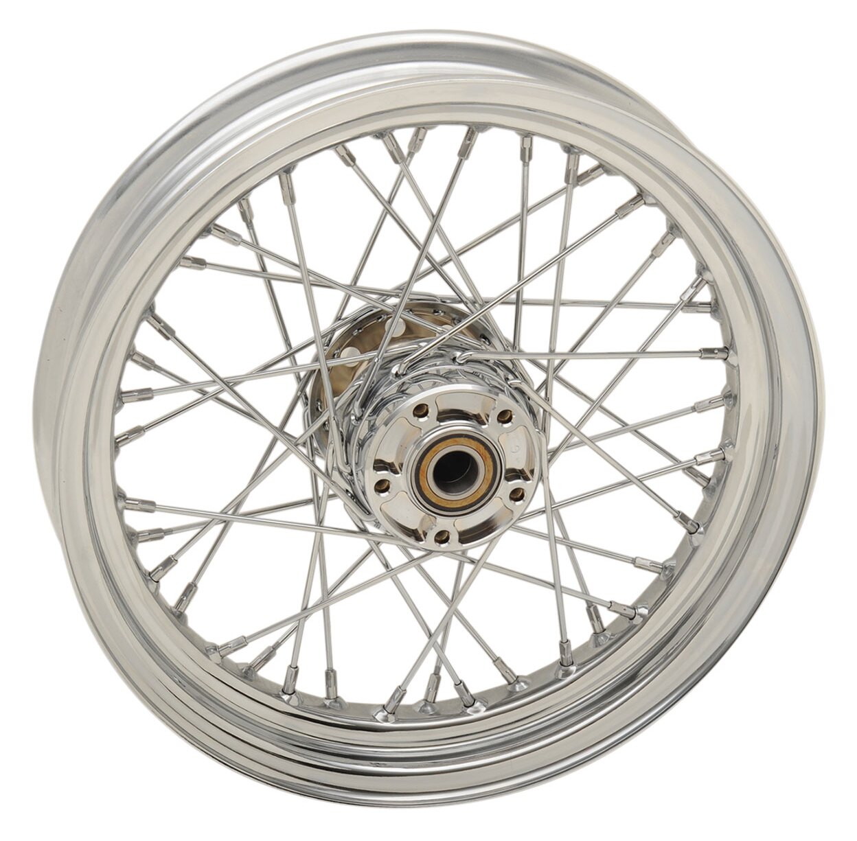 Drag Specialties 40 Spoke Laced Rear Wheel For Harley FL Softail ABS ...
