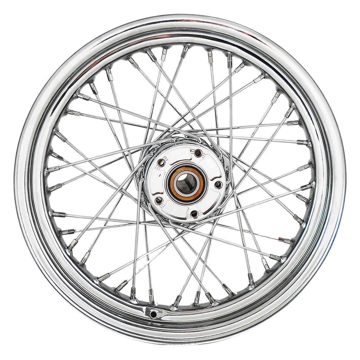 Drag Specialties 40 Spoke Laced ABS Front Wheel For Harley - RevZilla