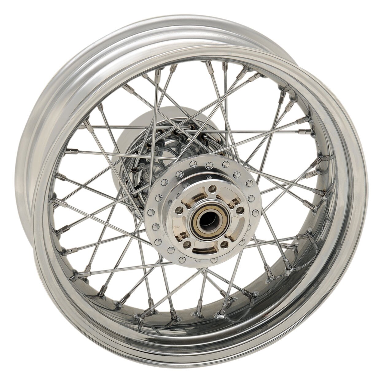 Drag Specialties 40 Spoke Laced Rear Wheel For Harley Touring Non-ABS ...