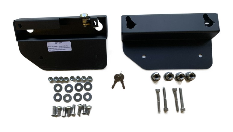 Leatherworks Quick Mounts Saddlebag Mounting System Honda Interstate ...