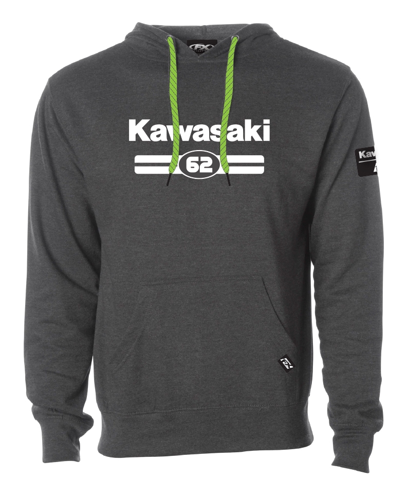 Factory Effex Kawasaki Sixty Two Pullover Hoody - RevZilla