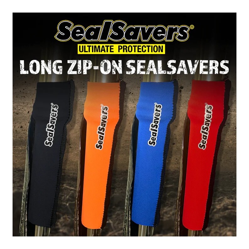 SealSavers Long Zip-On Fork Covers - RevZilla