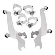Memphis Shades Sportshield Trigger-Lock Mount Kit For Harley Dyna ...