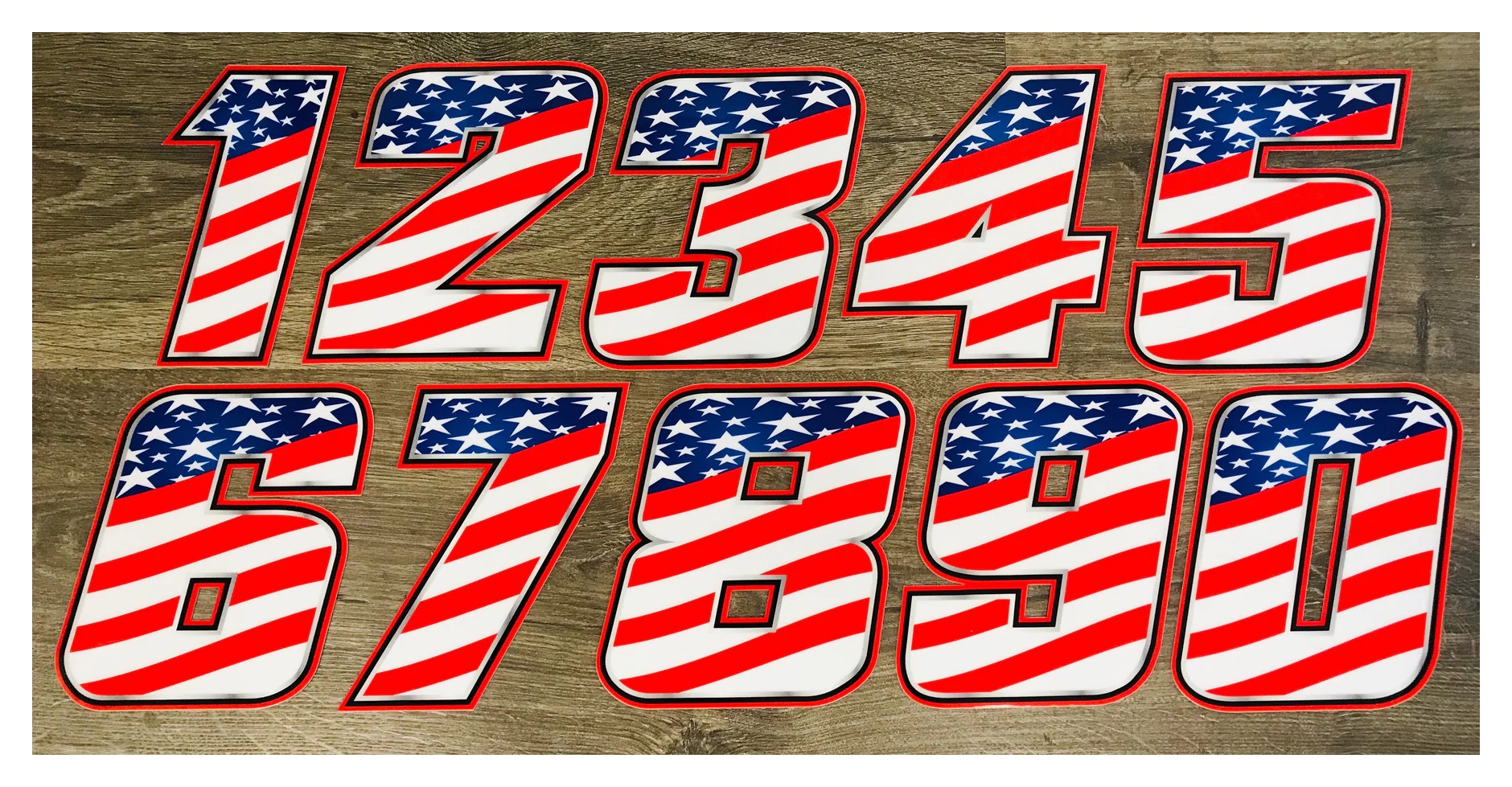 Throttle Syndicate Patriot Mini Numbers - RevZilla