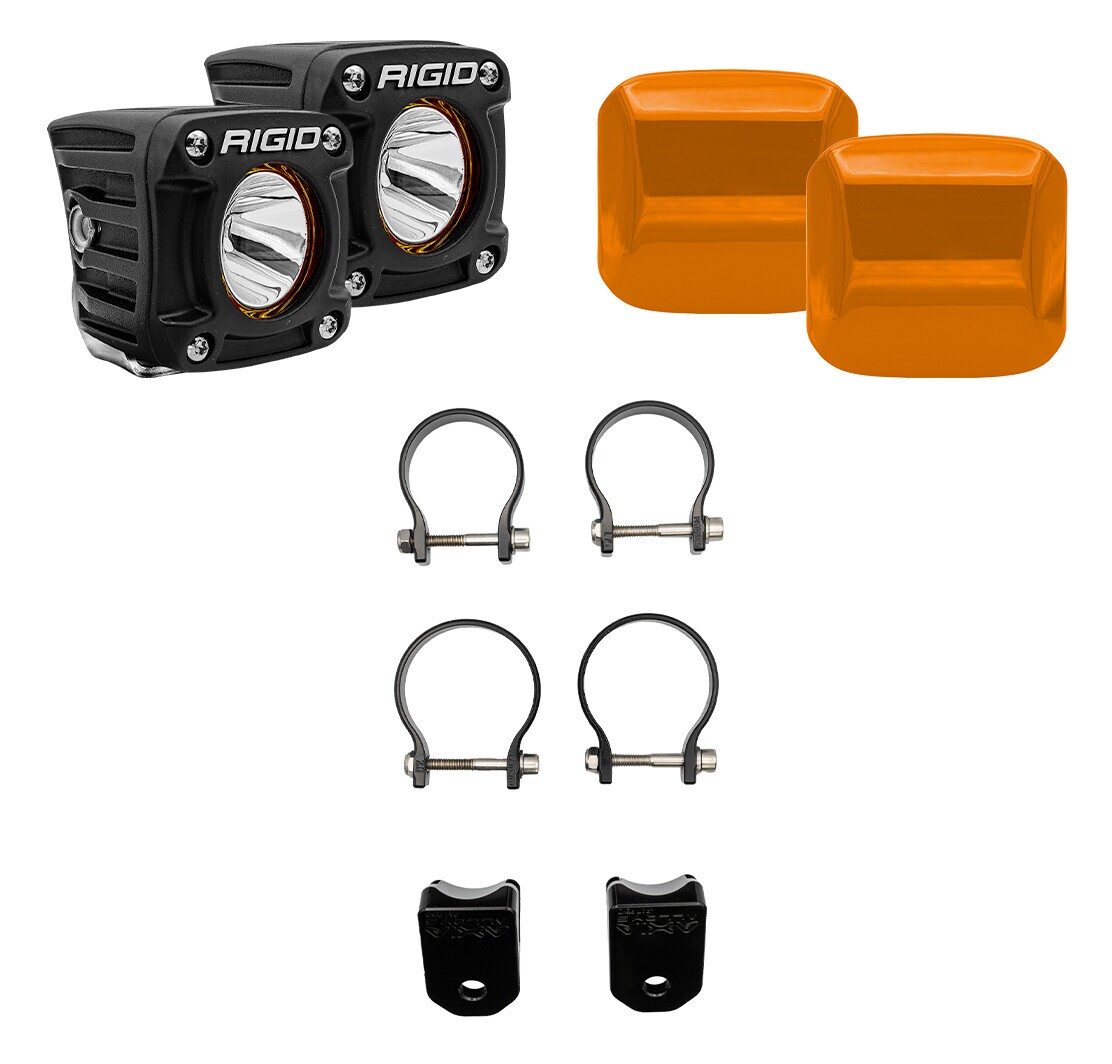Rigid Revolve Universal A-Pillar Light Kit - RevZilla