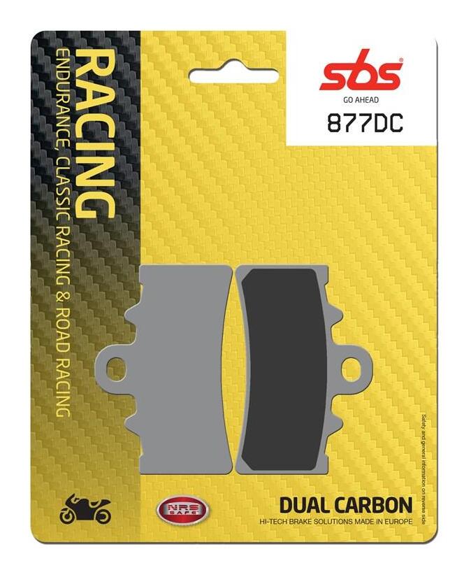 SBS Dual Carbon Front Brake Pads 877DC - RevZilla