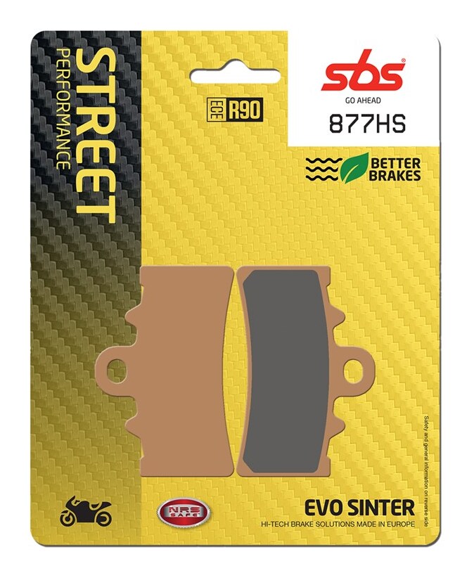 SBS HS Sintered Front Brake Pads 877HS - RevZilla
