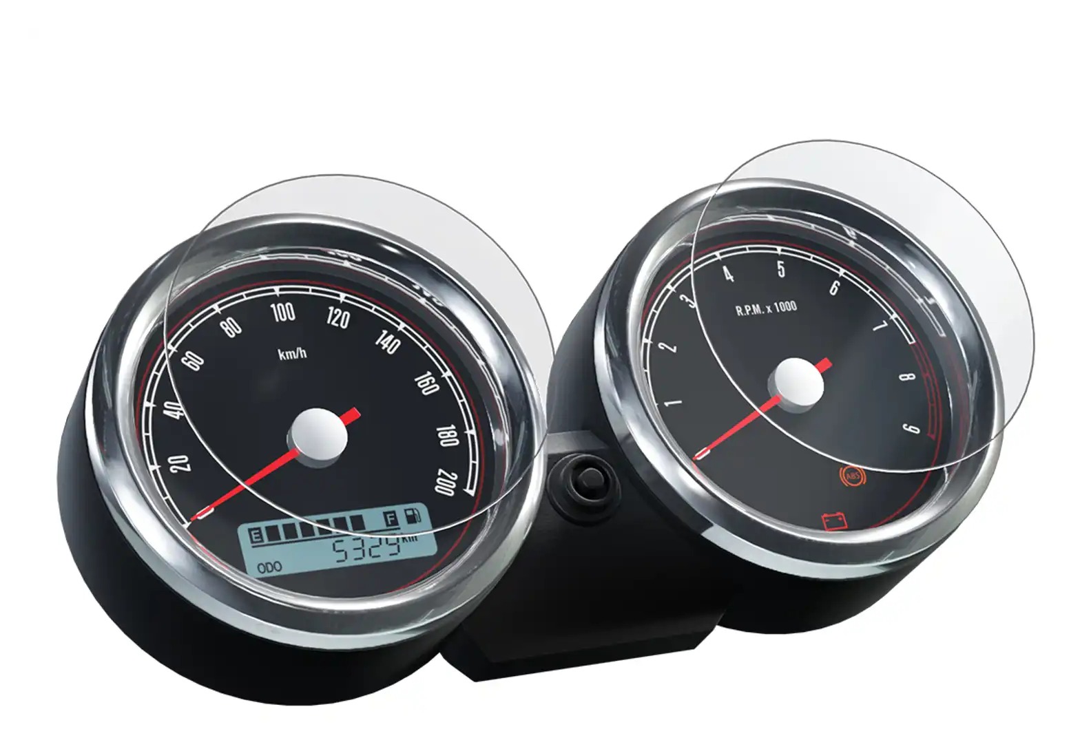 R&G Racing Dashboard Screen Protector Royal Enfield Interceptor 650 ...