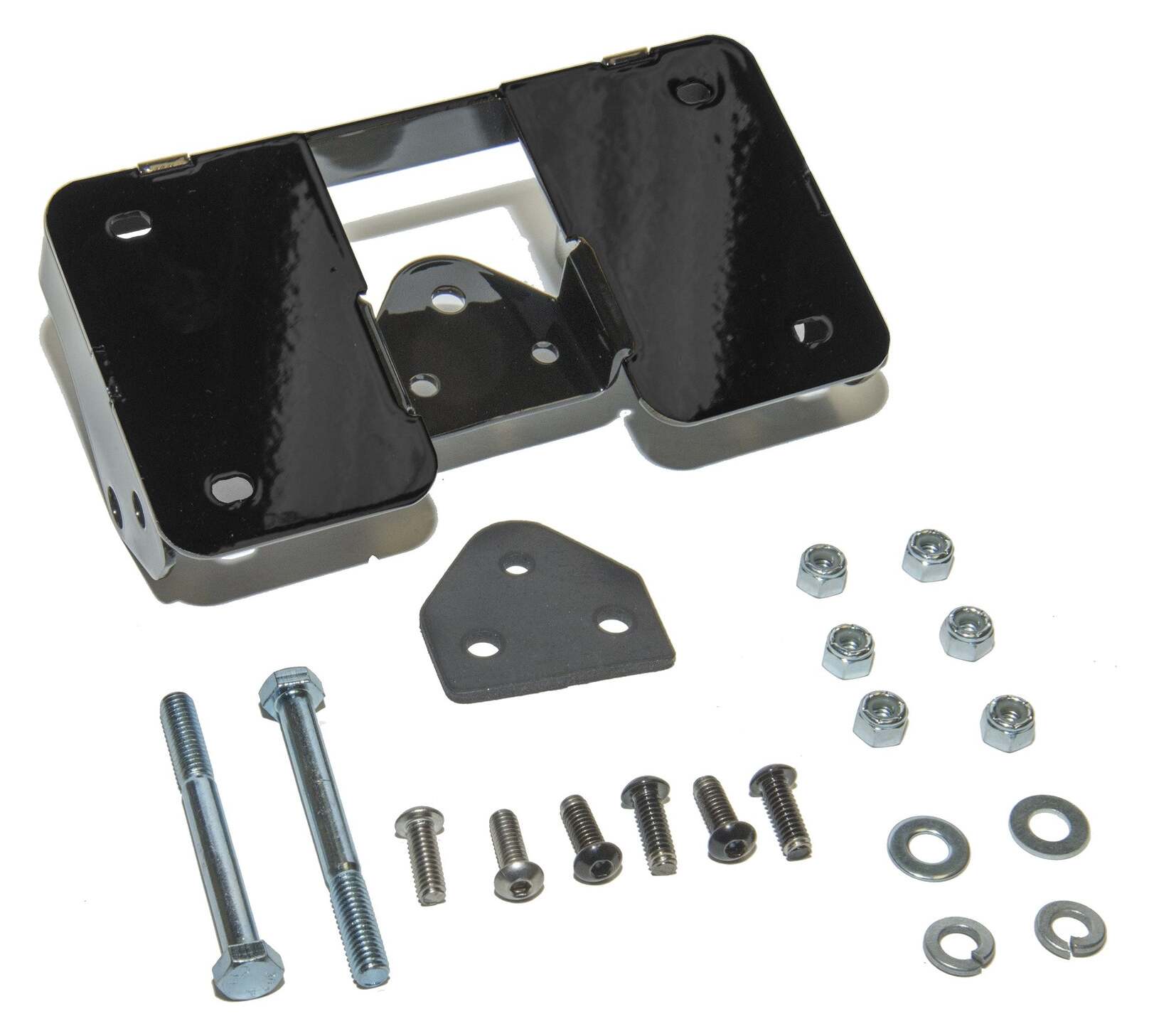 Leatherworks Lay Down License Plate Mount With Turn Signal Relocation ...