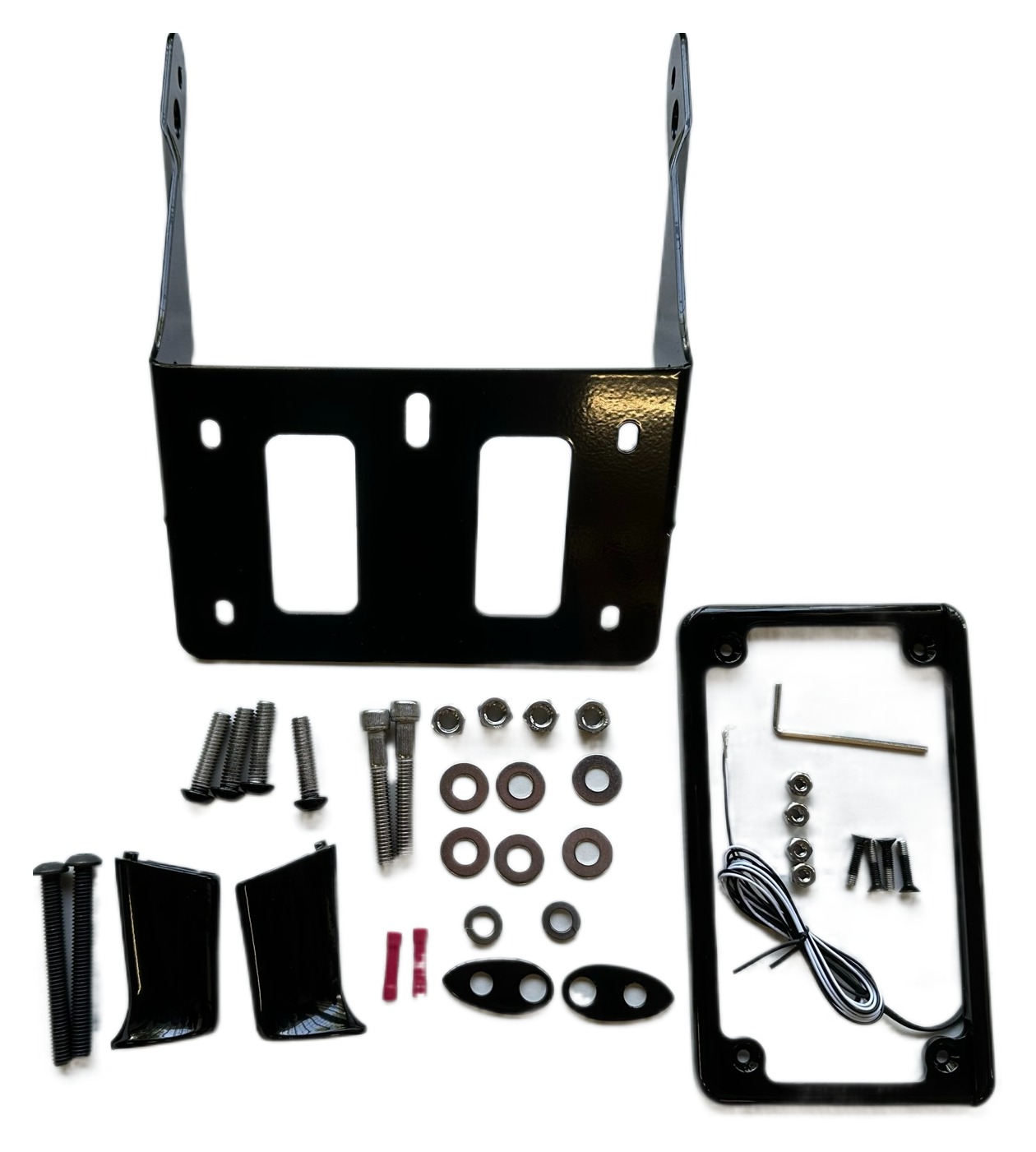 Leatherworks LED License Plate & Turn Signal Relocation Kit For Harley ...