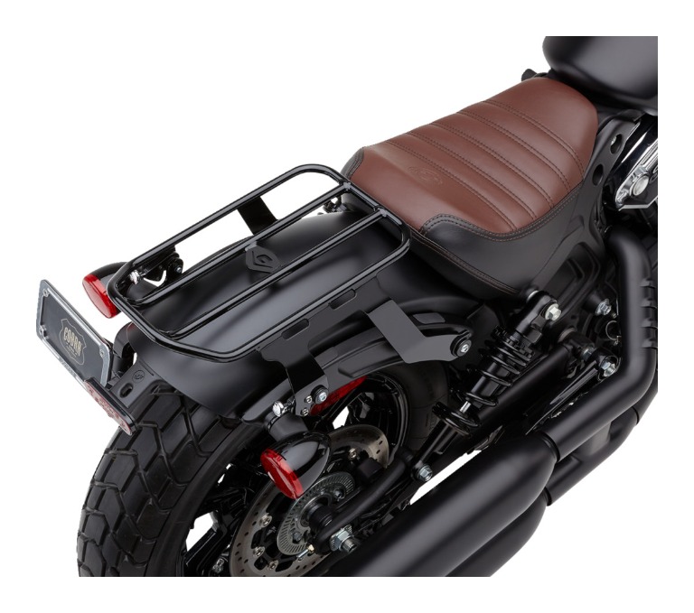 Cobra BA Detachable Solo Luggage Rack For Indian Scout Bobber 2018-2025 ...