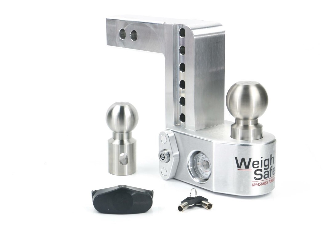 Weigh Safe Drop Hitch With Built-In Scale 2" Shank - RevZilla