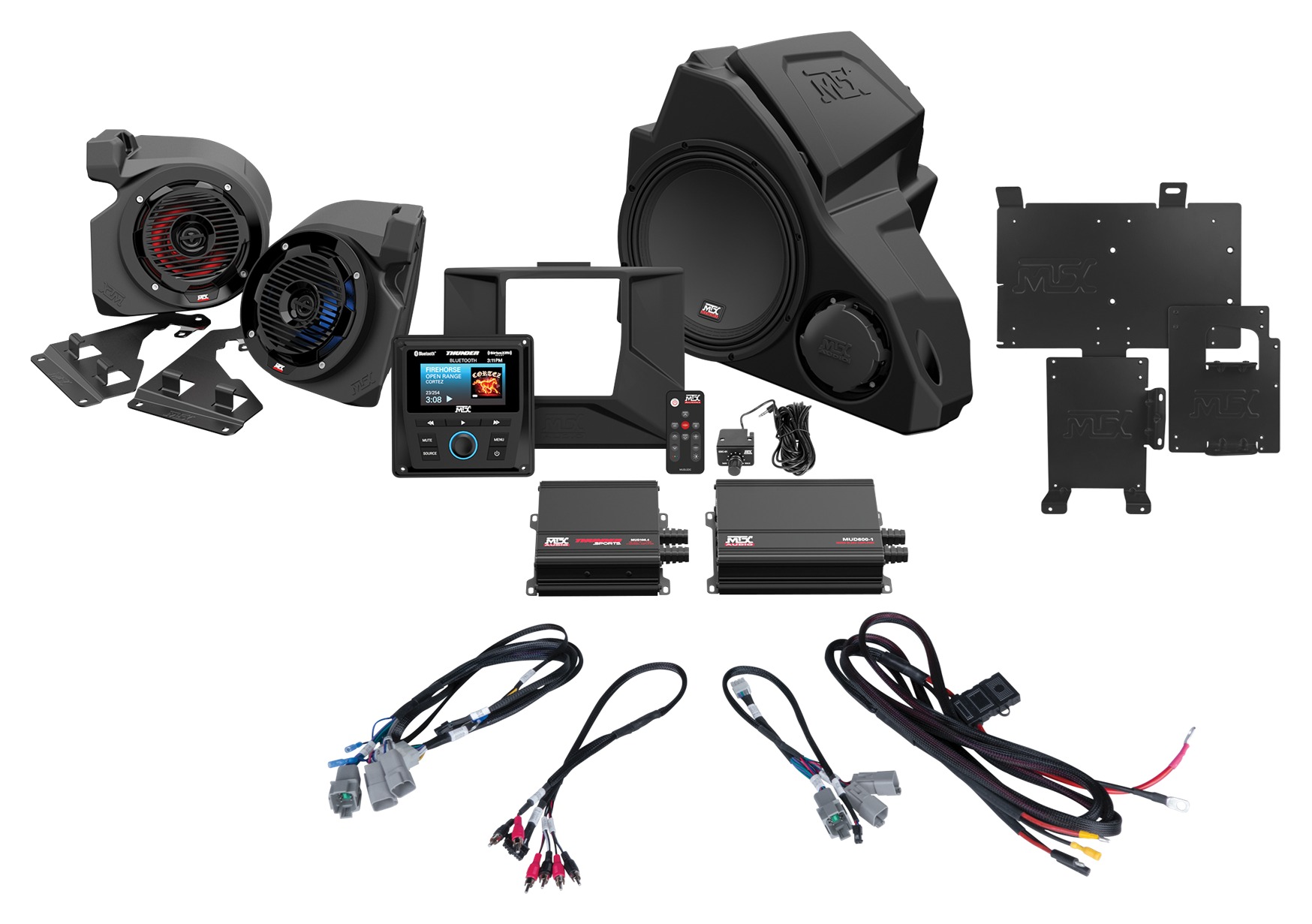 MTX Audio Thunder 3 Audio System Polaris RZR 2014-2022 - RevZilla