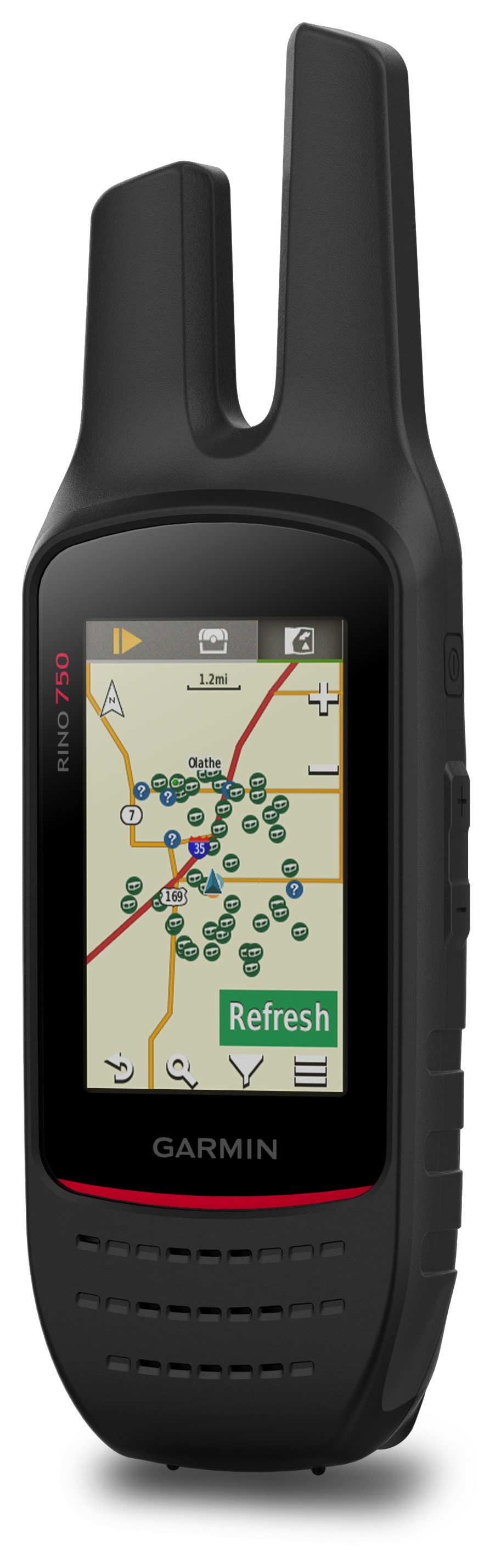 Garmin Rino 750 2-Way Radio / GPS Navigator - RevZilla
