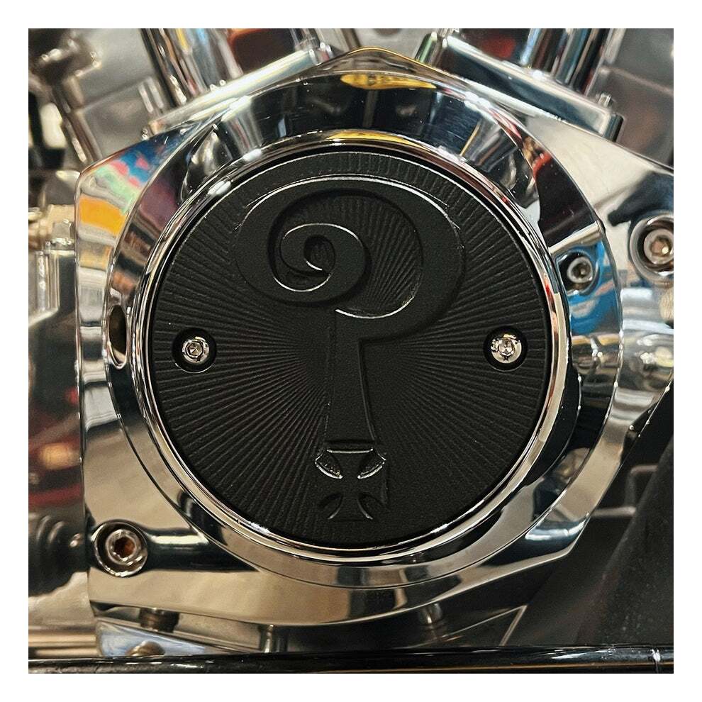 Indian Larry Motorcycles Question Mark Logo 2 Hole Points Cover For ...