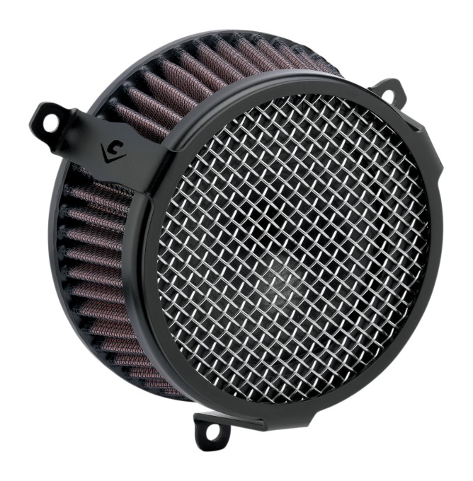 Cobra Round Mesh Air Cleaner Kit Metric Cruiser - RevZilla