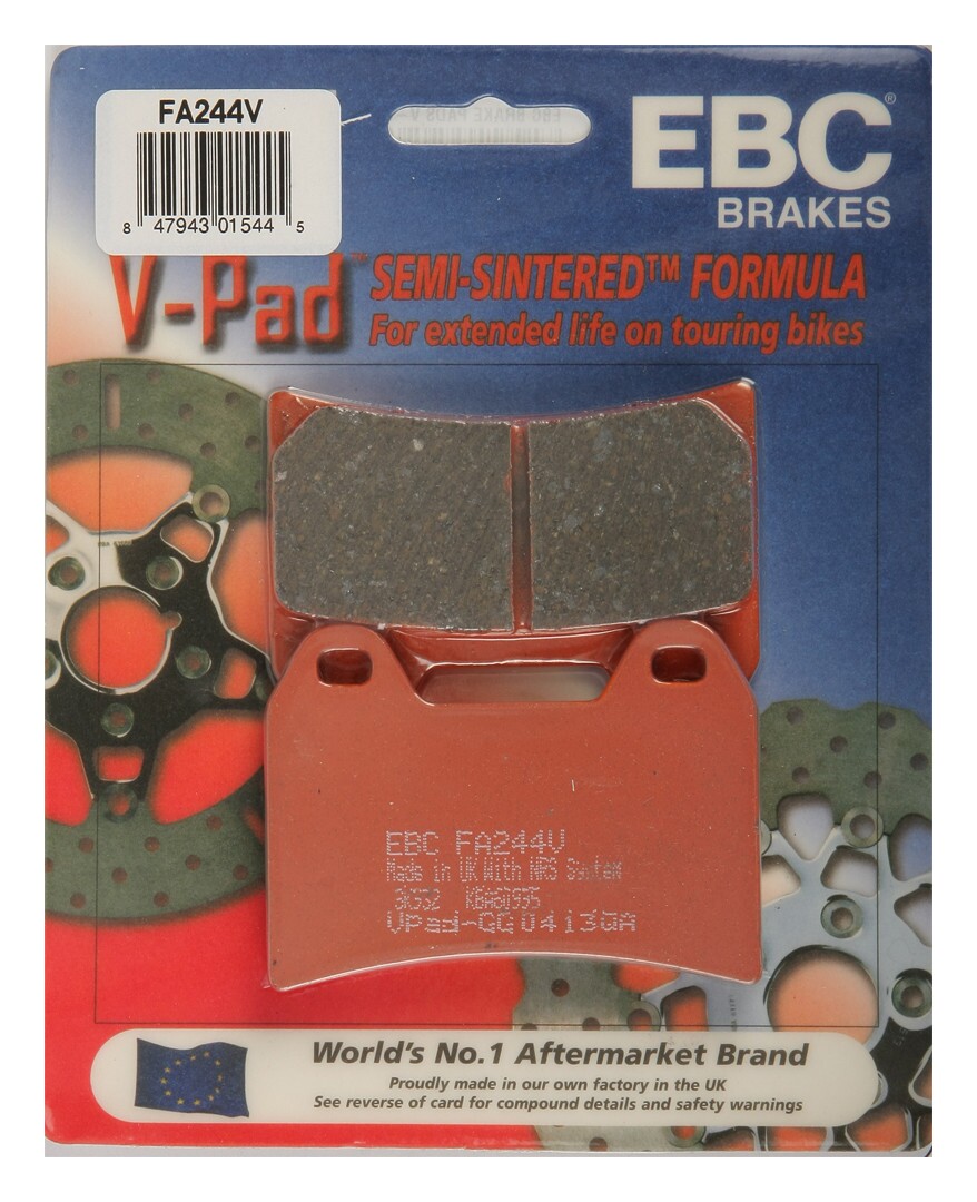 EBC FA244V Semi-Sintered Front Brake Pads - RevZilla