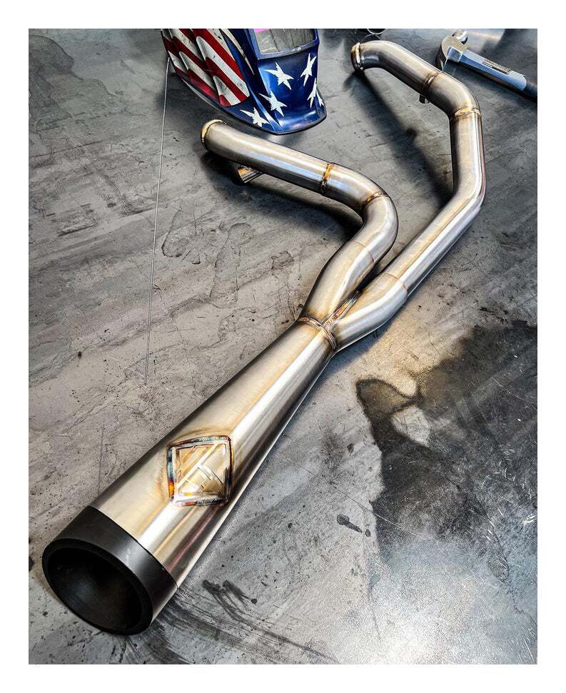 SP Concepts Cut Back 2-Into-1 Exhaust For Harley Softail 2018-2024 ...