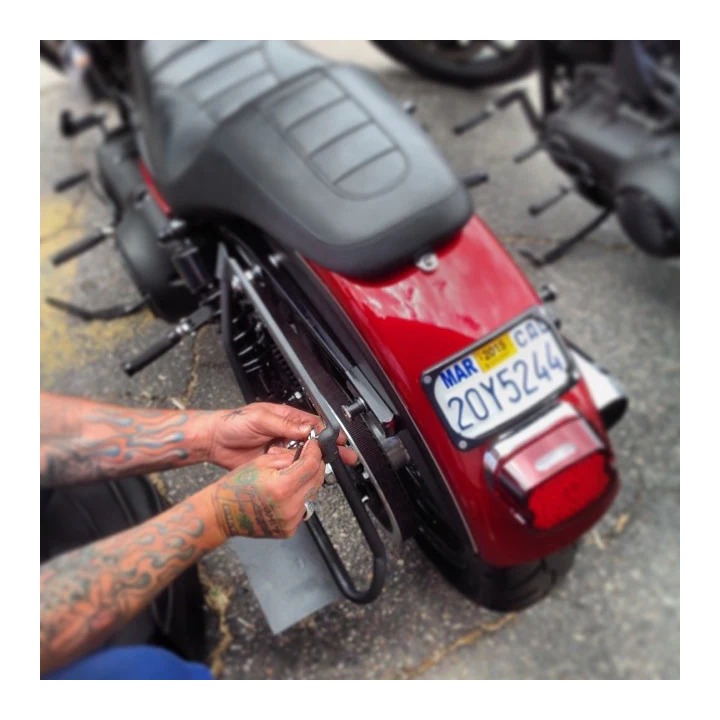 Alloy Art Dyna Saddlebag Mount Kit For Dyna 1991-2017 - RevZilla