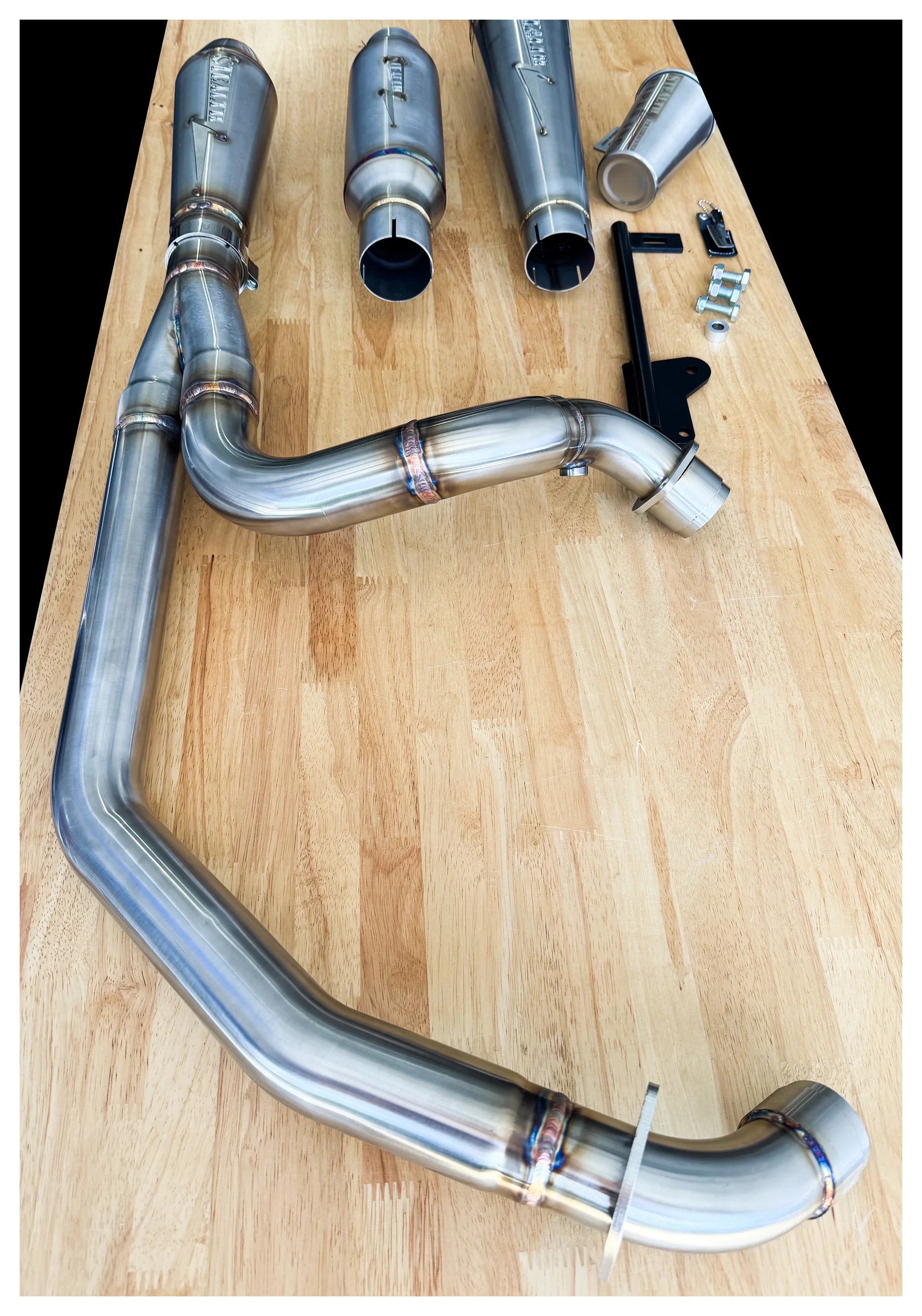 Stealth Pipes Inc Stealth 2 Into 1 Exhaust For Indian - RevZilla