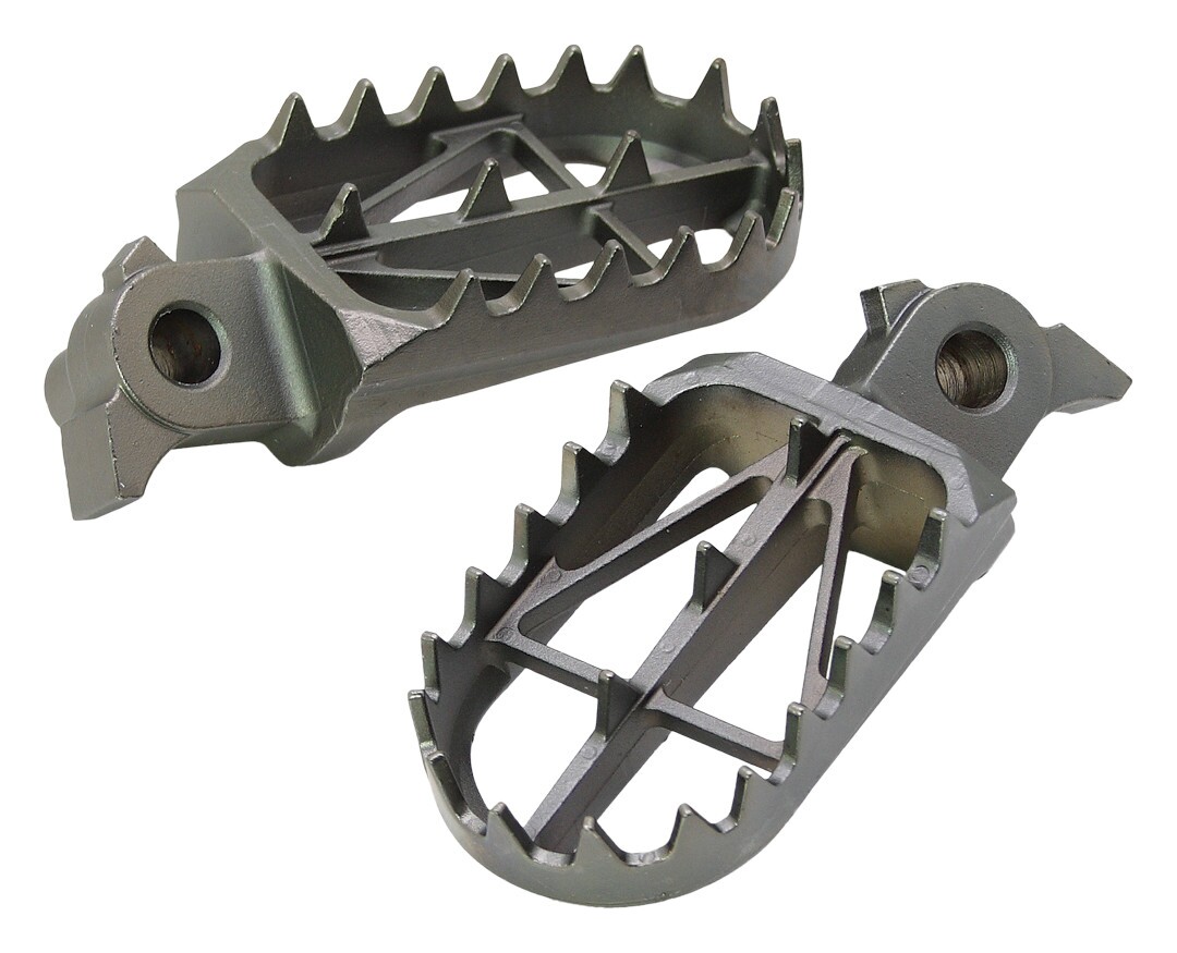 DRC Wide Steel Footpegs - RevZilla